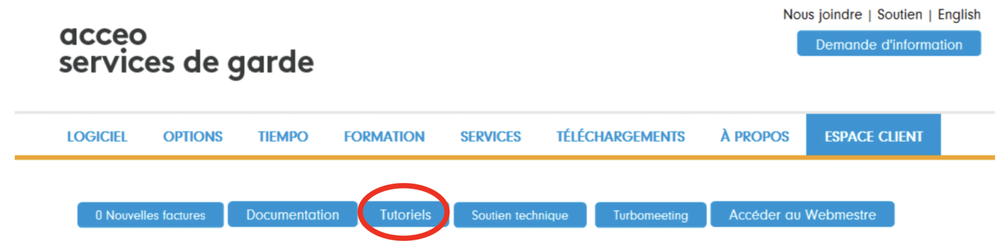 Soutien - ACCEO Services de garde | ACCEO Services de garde